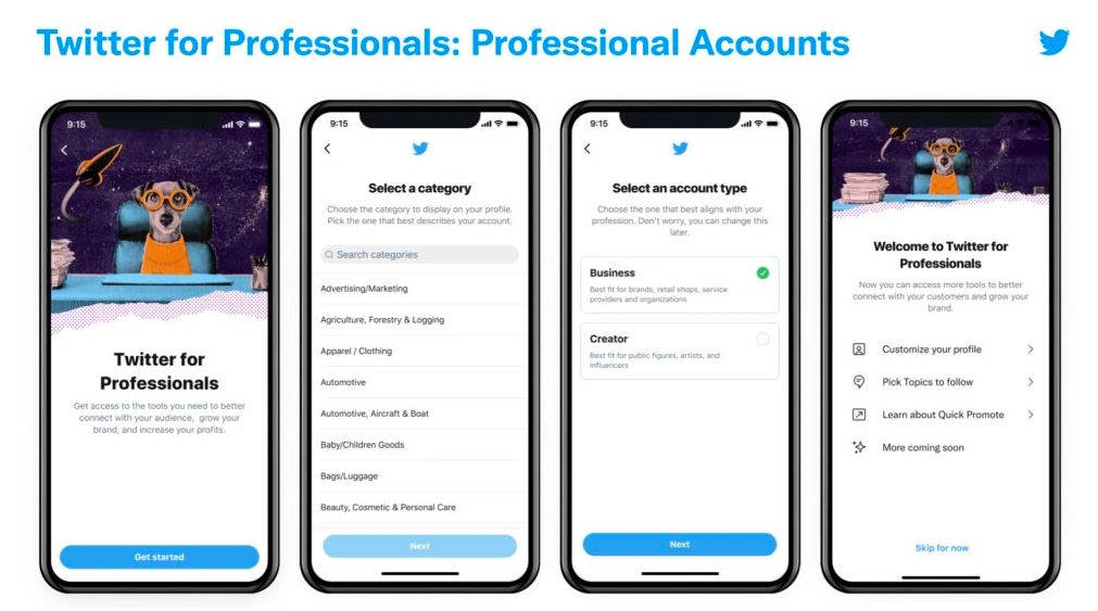 Twitter Professional Profiles Available to More Businesses – WEBHUNK ...